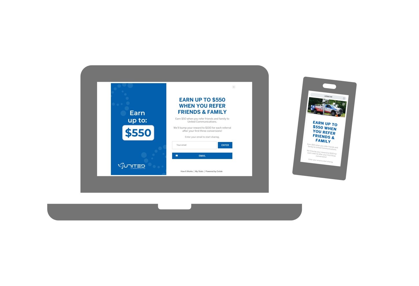 Refer a friend to United Communications